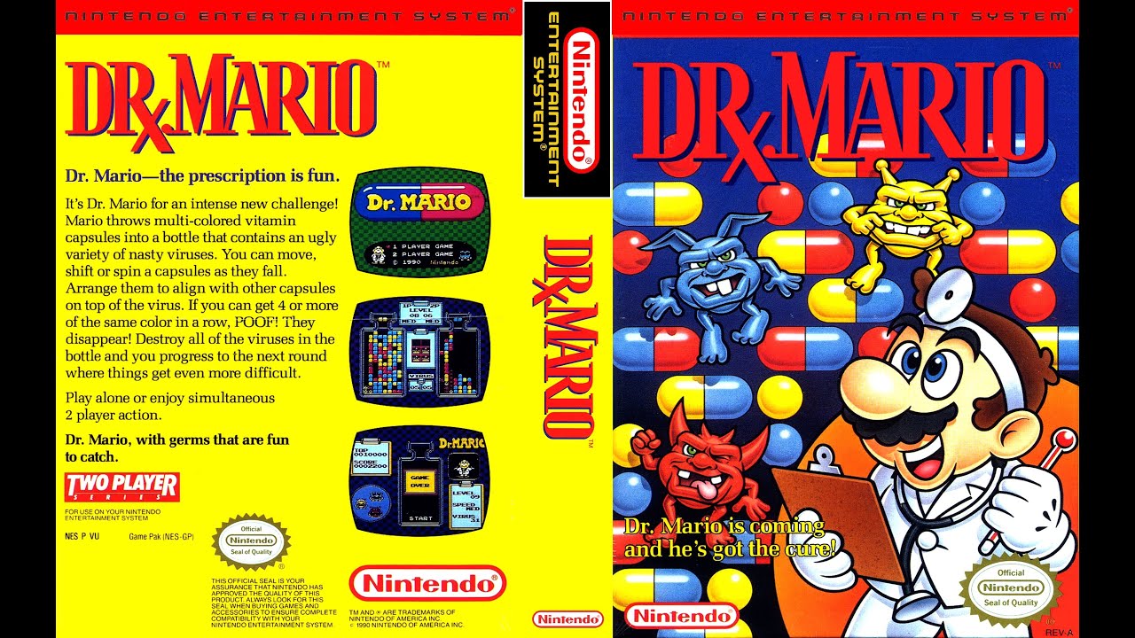 Dr. Mario [NES] - How a Plumber Became a Doctor! - The Puzzle Game that ...