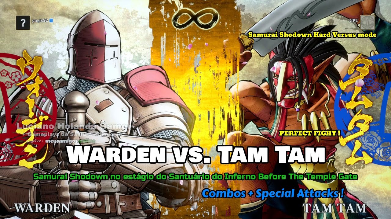 Warden vs. Tam Tam no Santuário do Inferno [ Special Attacks ...