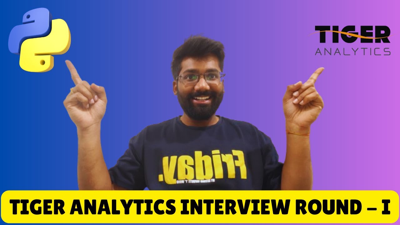 Tiger Analytics interview Round - I | Python Coding challenge | Code-101 - YouTube