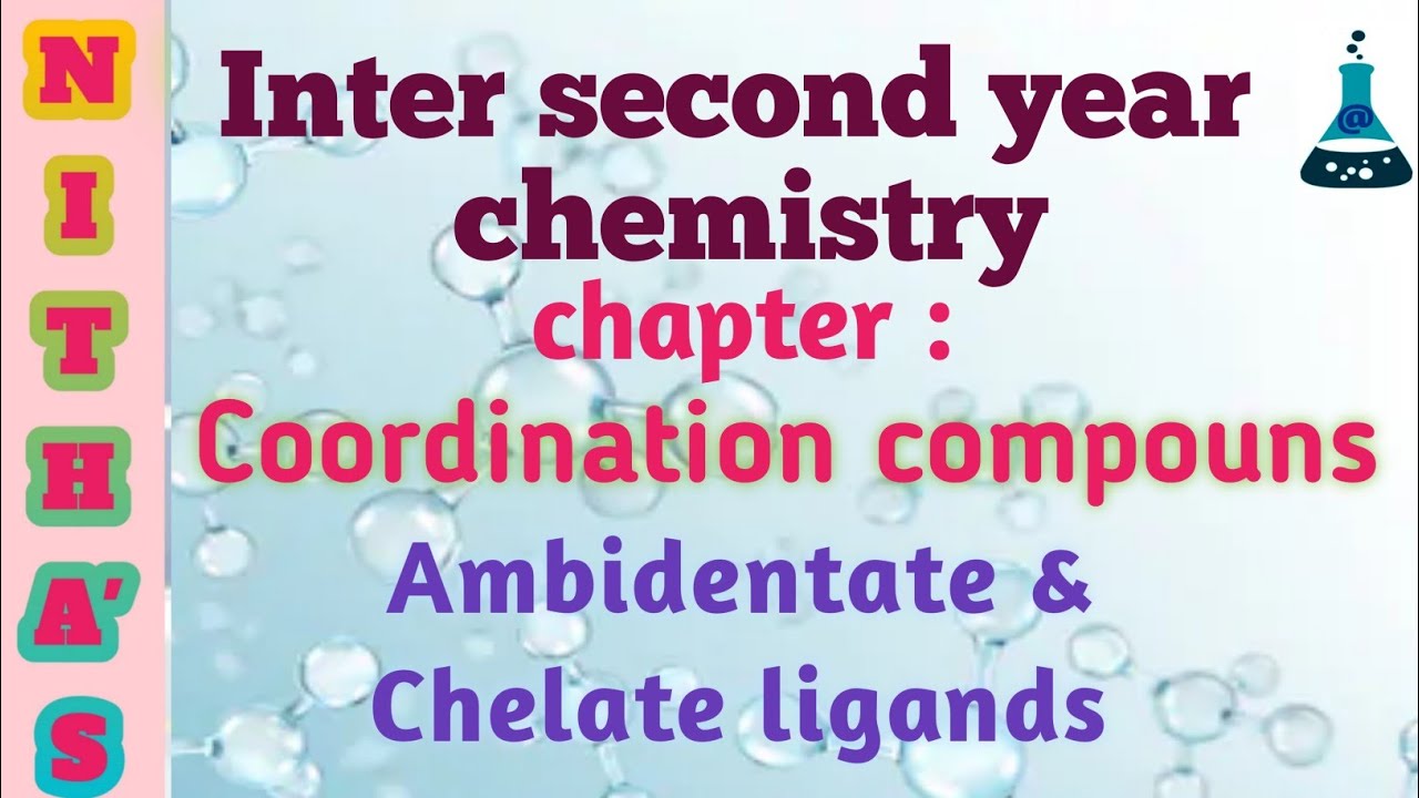 ligands// Ambidentate ligands//chelate ligands and chelation with ...