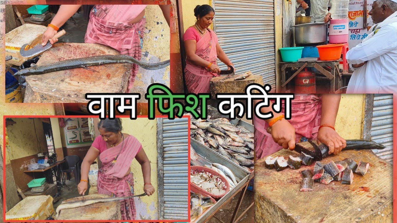 biggest Vam fish cutting 🔥| वाम फिश कटिंग | फिश कटिंग | fish cutting in ...