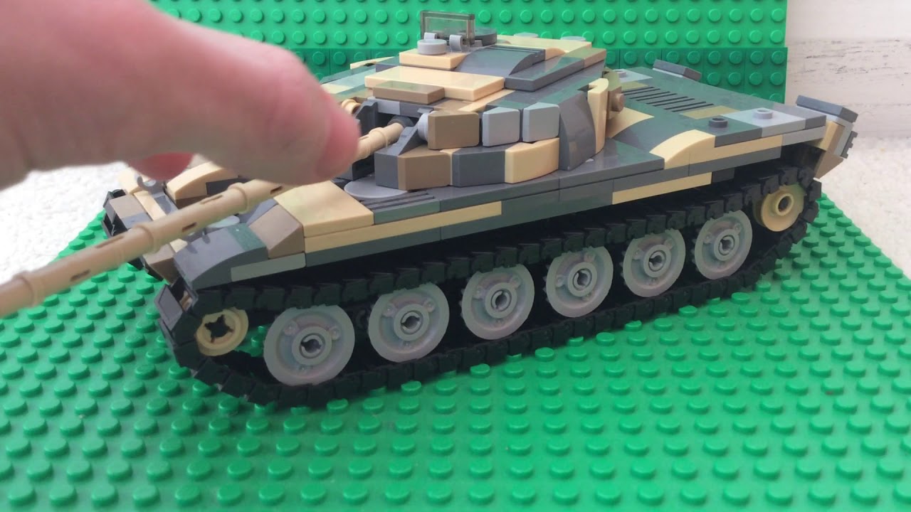Lego Challenger 1 MBT Tank review - YouTube