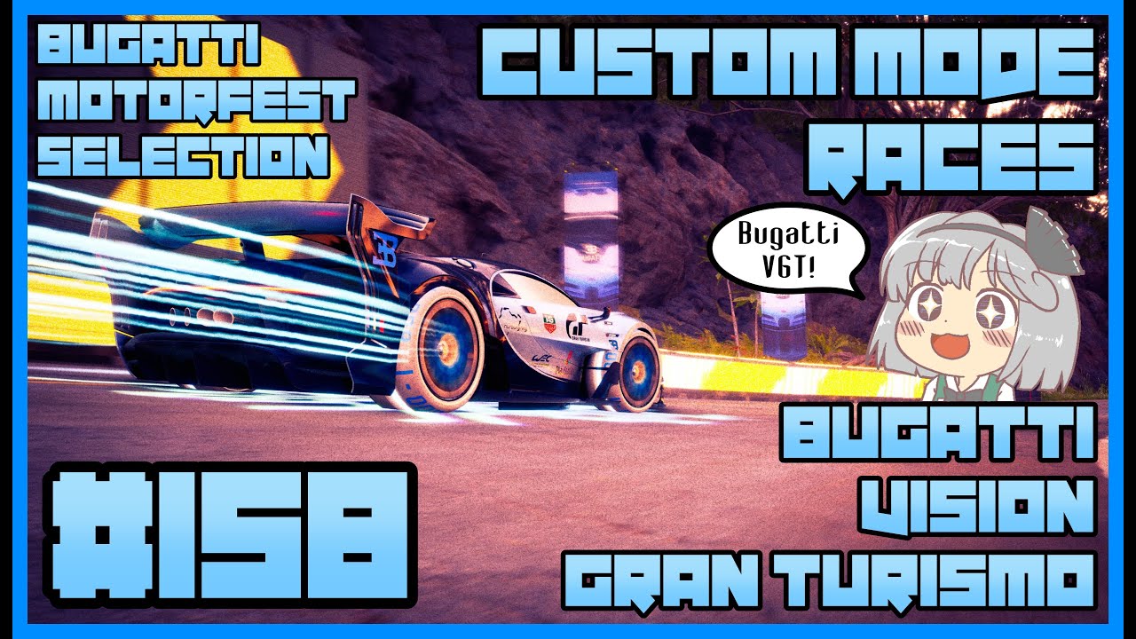 [The Crew: Motorfest] Custom Mode Races | Bugatti VGT (Gran Turismo Car ...