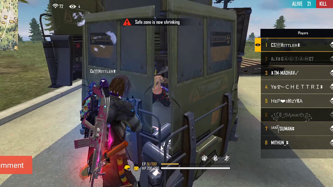 Group B solo tunament..Garena free fire ...