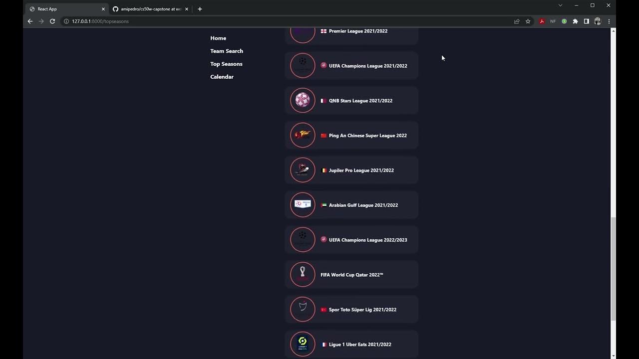CS50 Web: Capstone (Final Project) - YouTube