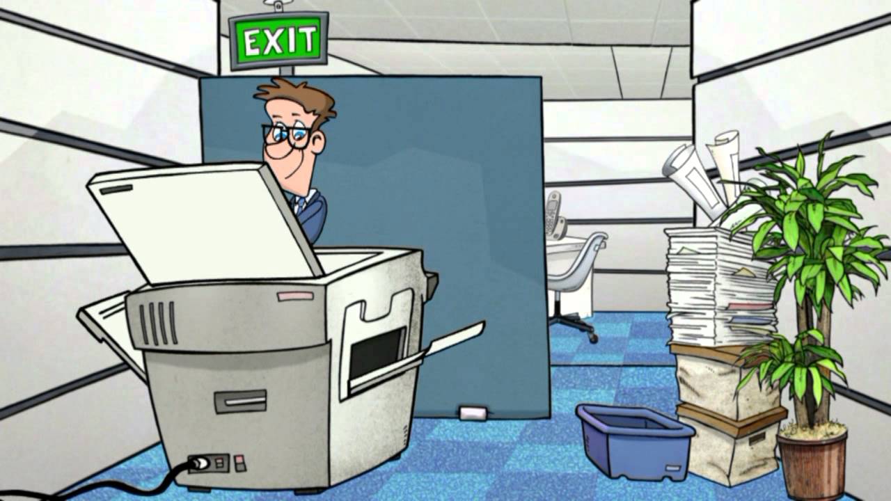 CrazyTalk Animator 2 photocopier animation from by Garry Pye - YouTube