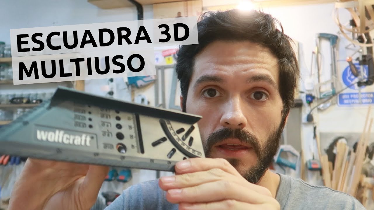 Escuadra 3D, la evolución de la escuadra rápida de carpintero. Wolfcraft Argentina - YouTube