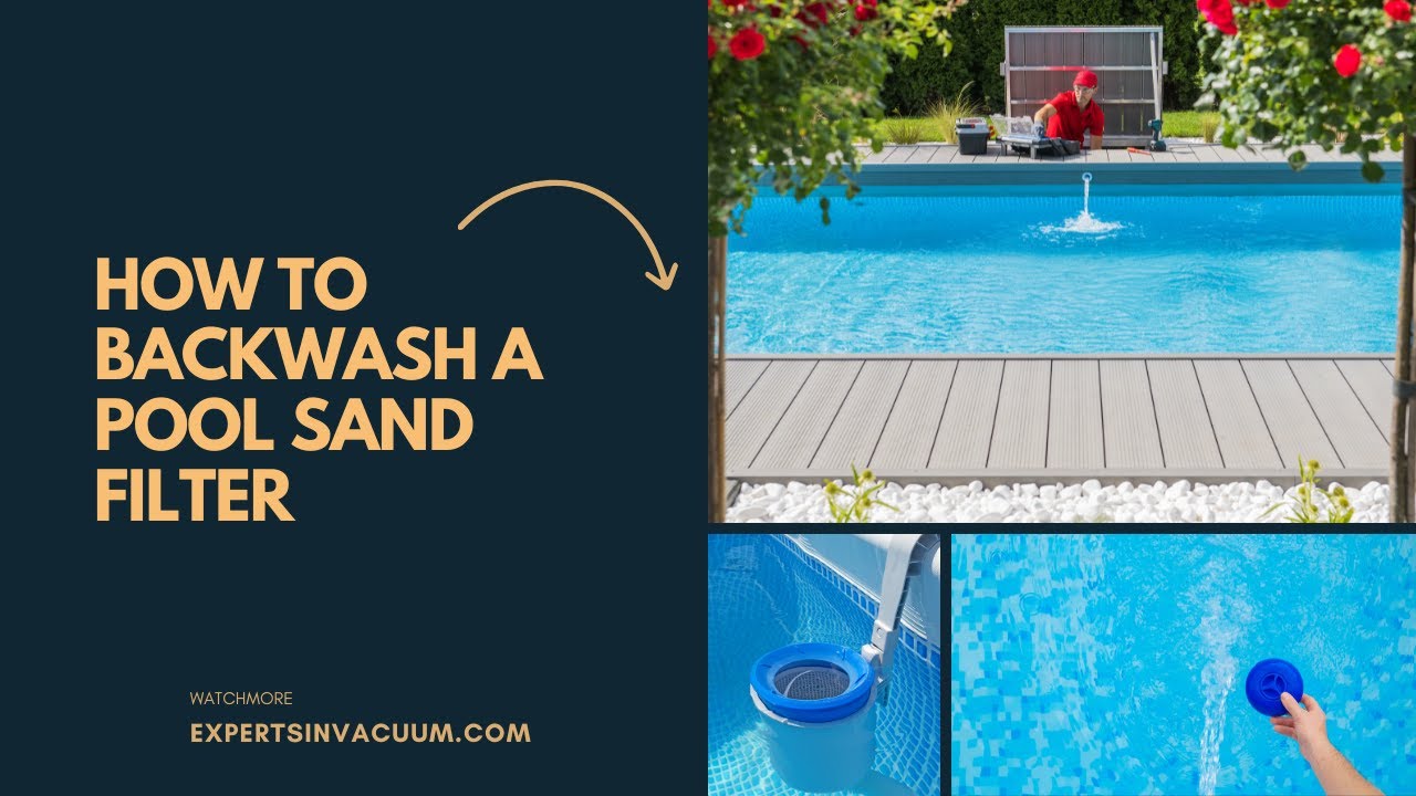 How to Backwash a Pool Sand Filter - YouTube