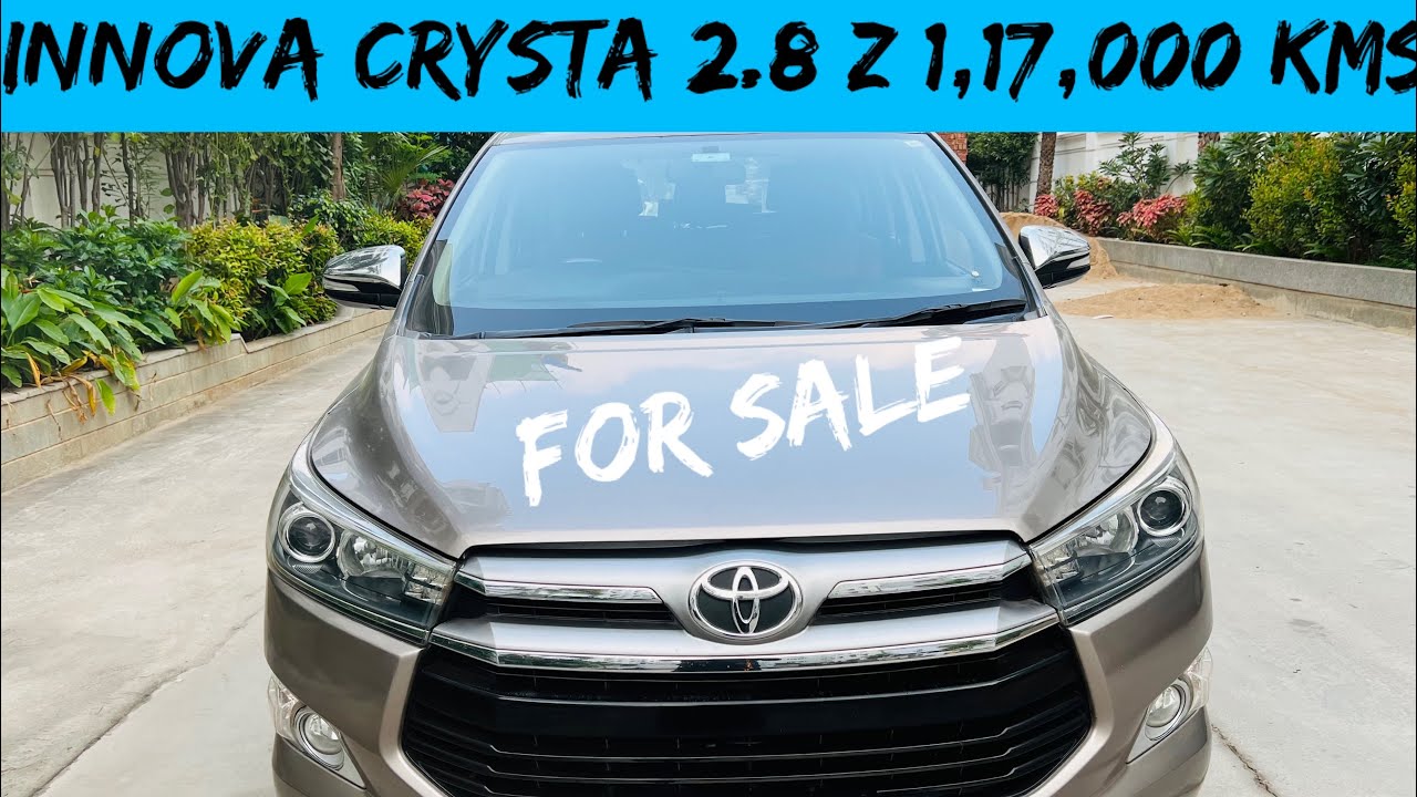 Innova Crysta 2.8 Z For Sale|Secondhand Car Sale In Hyderabad|Car Sale ...