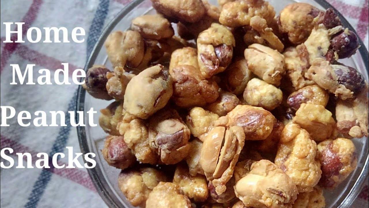 Home Made Peanut Snacks/ Quick Peanut Snacks/ Krare Peanut Snacks - YouTube