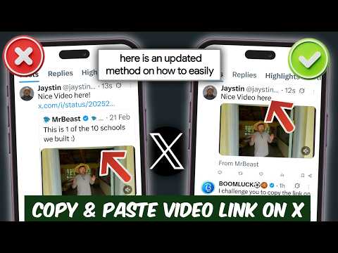 Copy & Paste Video Link Not Showing on X Twitter | How to Copy & Paste Video Link on X Twitter