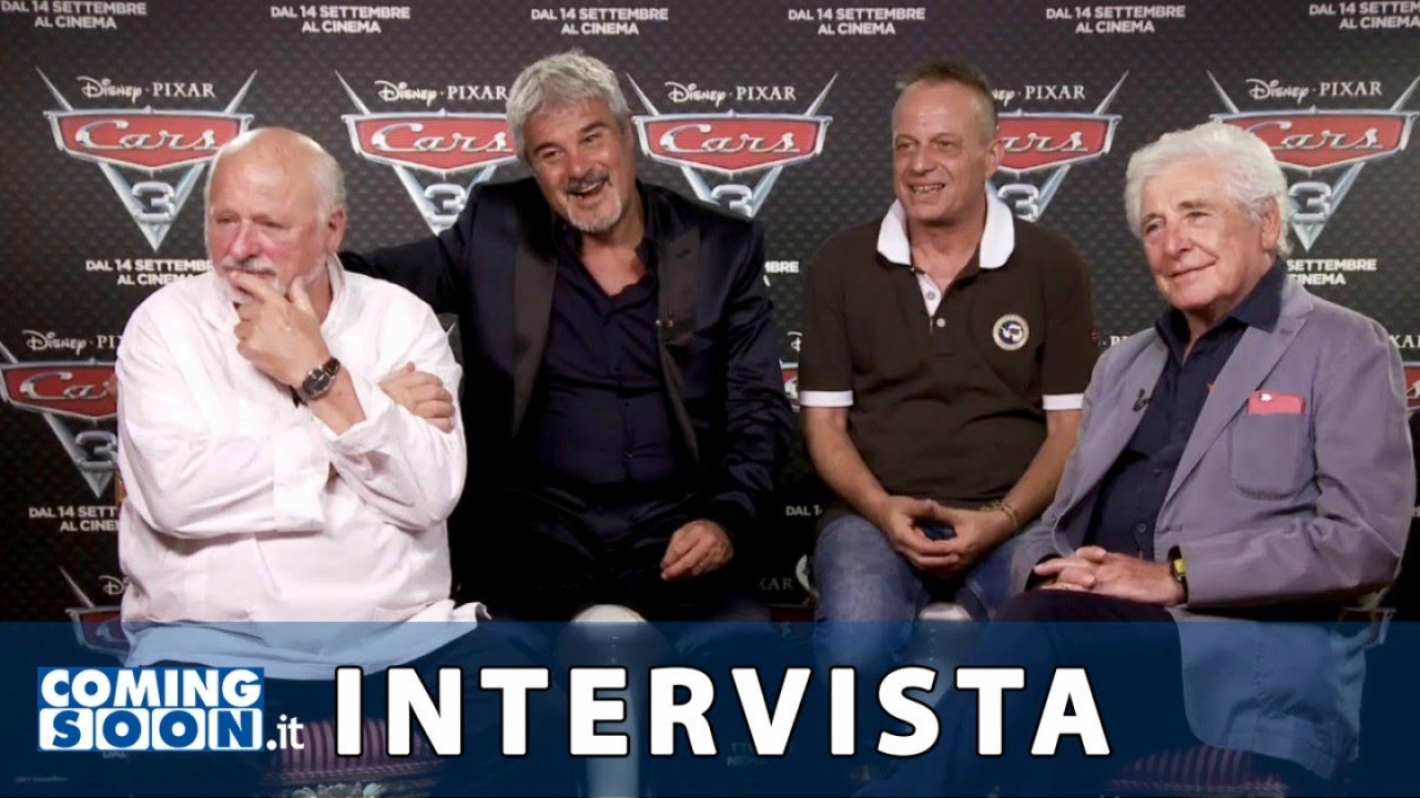 Cars 3: Intervista di Coming Soon ai doppiatori italiani del film (2 ...