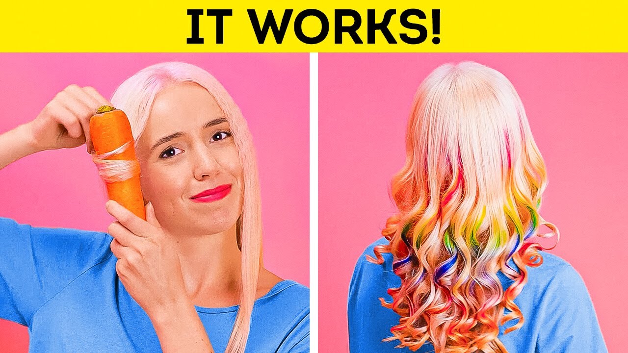 Best Hair Hacks And Gadgets You Need to Try - YouTube