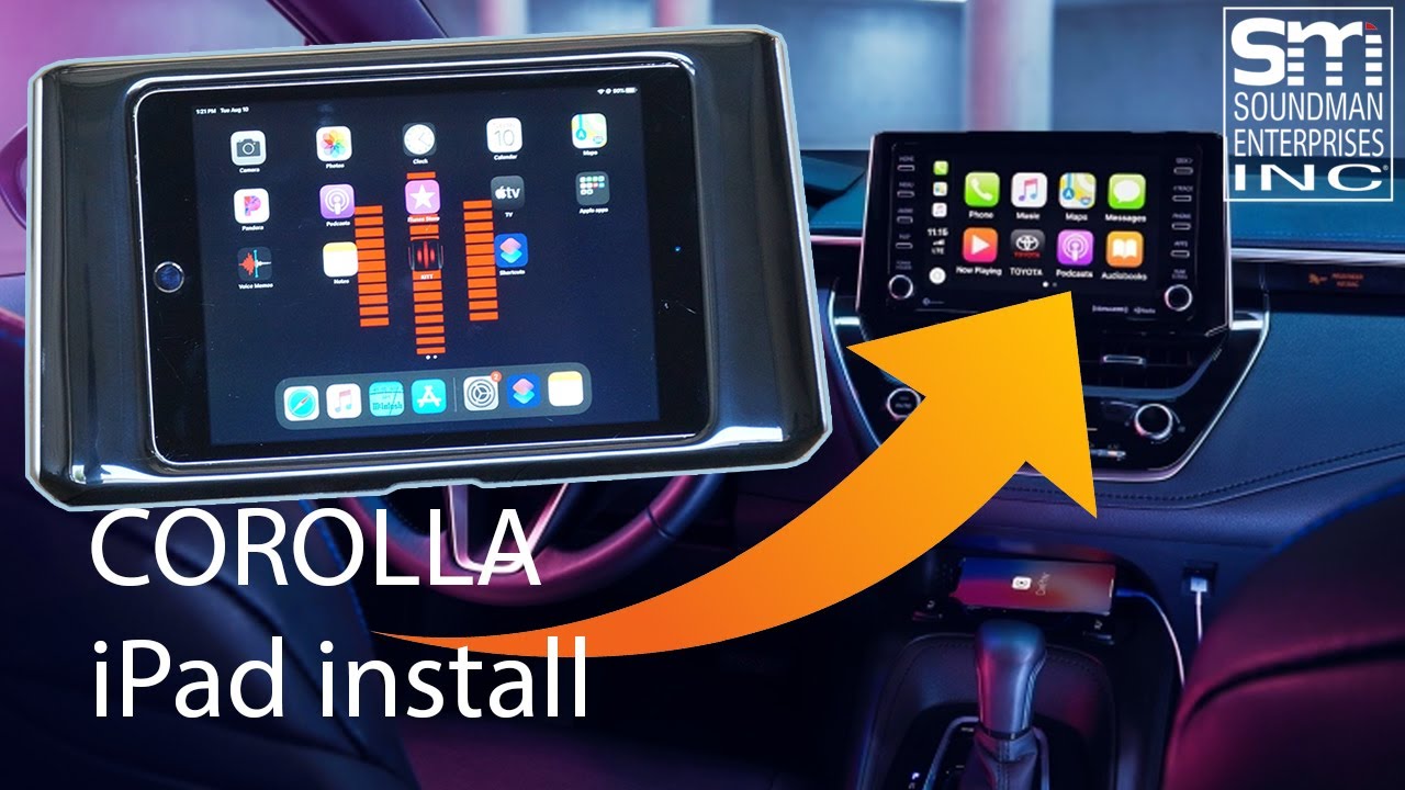 2020 COROLLA iPad mini installation - YouTube
