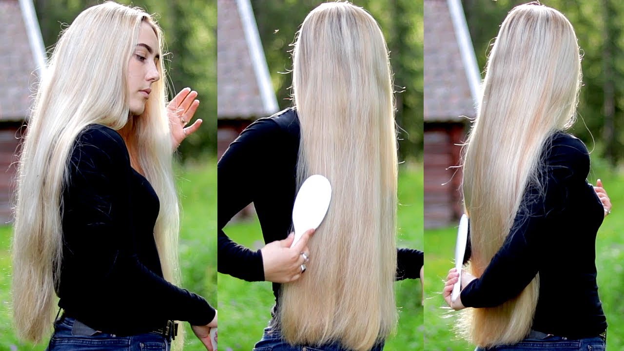 Realrapunzels Ibens Hair Brushing Youtube