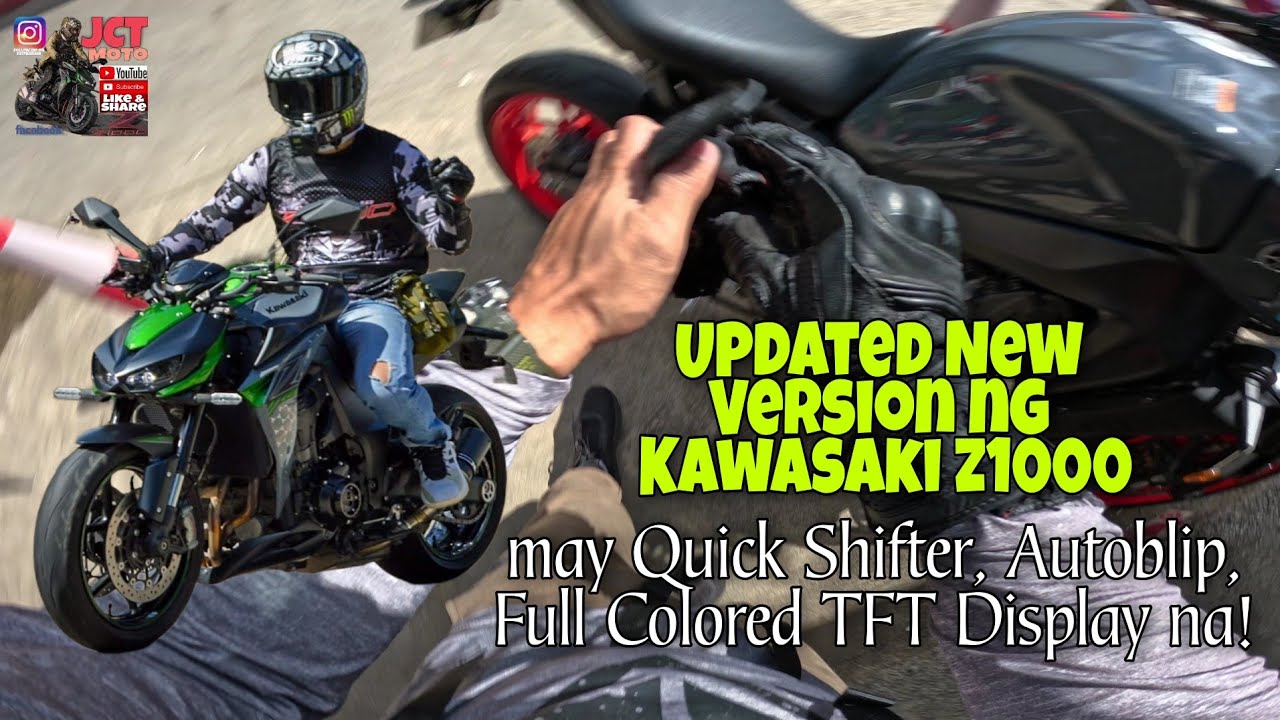 Bagong Kawasaki z1000, updated version na! may quick shifter, autoblip ...