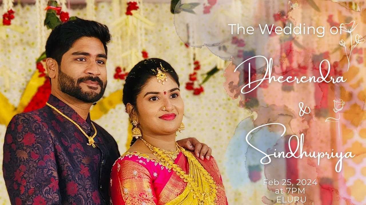 Sindhupriya With Dheerendra Wedding Live 25-Feb-2024 RED EYE STUDIO ...