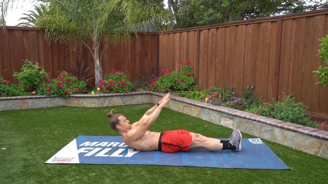 Straight Leg Straight Arm Sit Up - YouTube