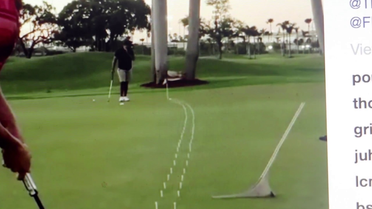 Golfer's Putting Track is Legit Impressive! - YouTube