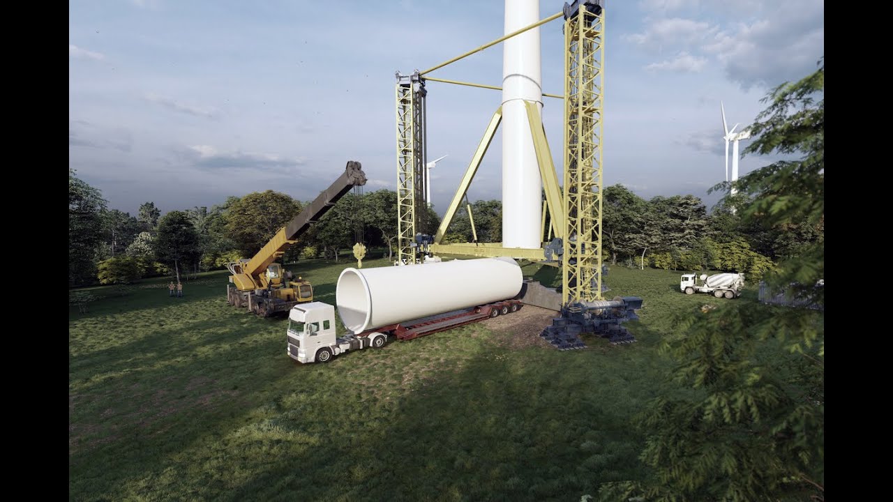 Nabrawind demonstrates new Skylift wind turbine installation technology ...