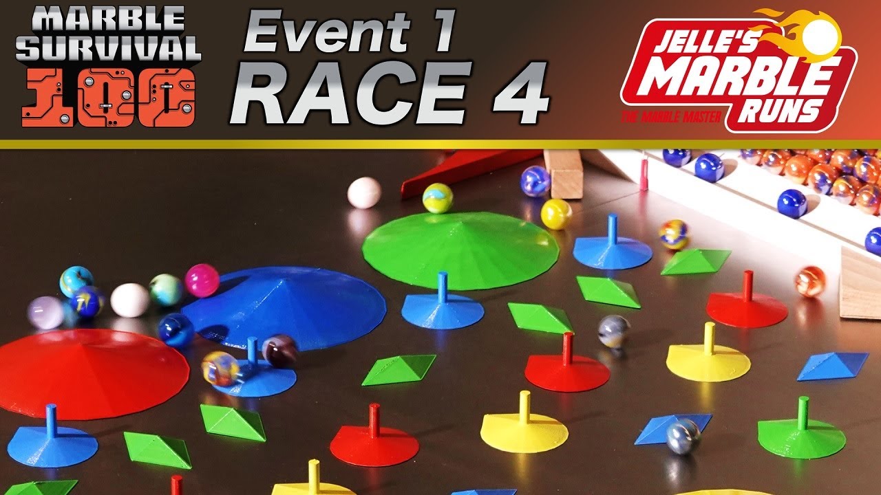 Marble Race: Marble Survival 100 - Race 4 - YouTube