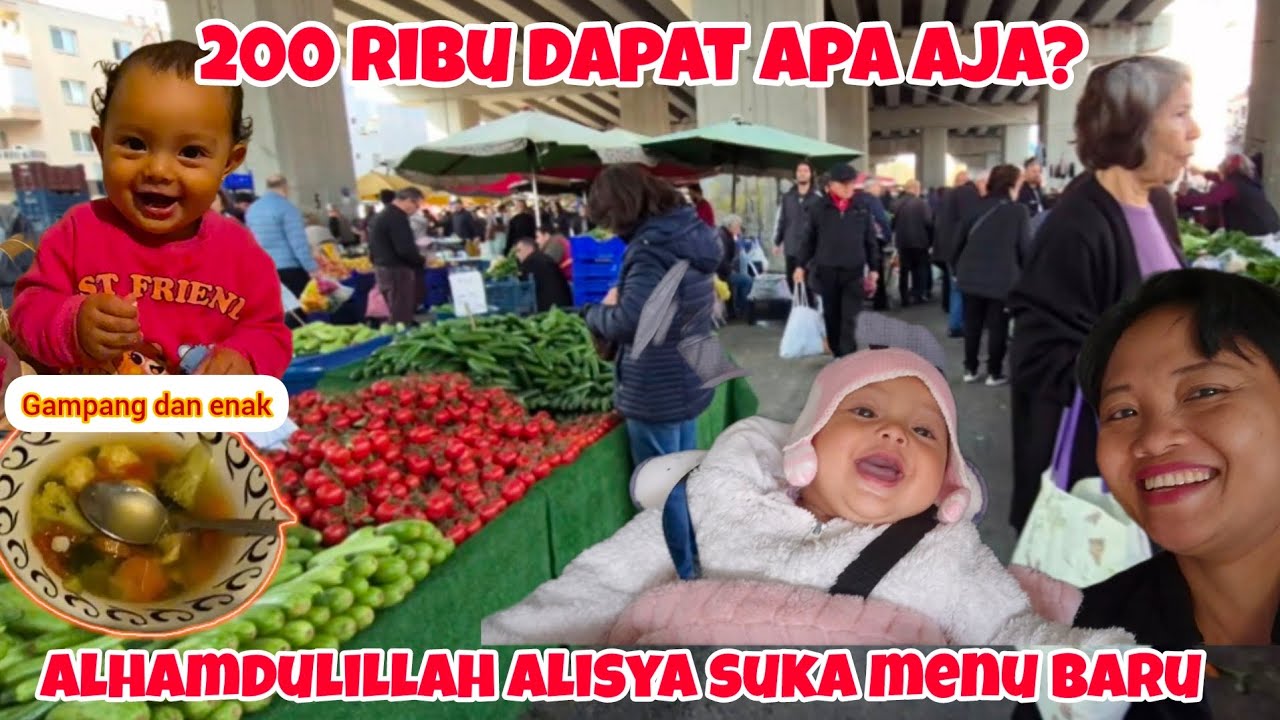 AKHIRNYA KE PASAR LAGI DAN PULANG LANGSUNG MASAK BUAT ALISYA - YouTube