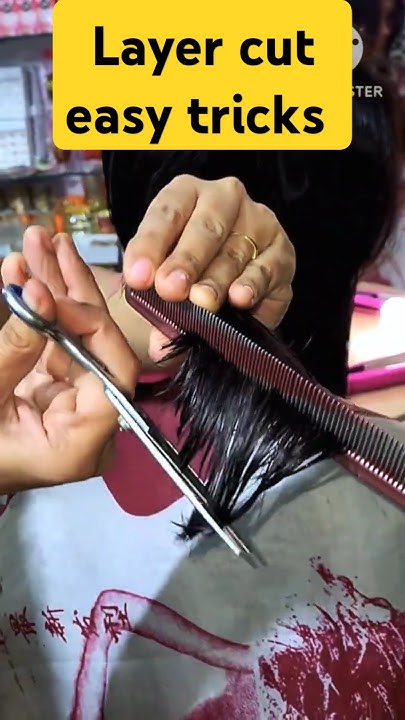 Layer cut easy tricks | layer haircut tricks | simple tricks for layer ...