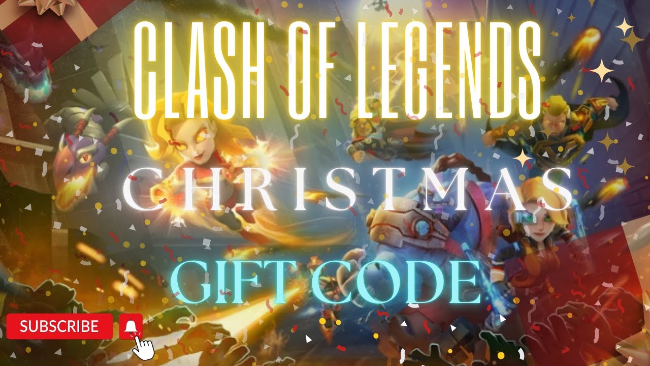 CLASH OF LEGENDS GIFT CODE 2024 DECEMBER - YouTube