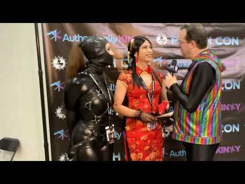 Fetish Con 24 Red Carpet   TerraMizu and Gagged Fantasy