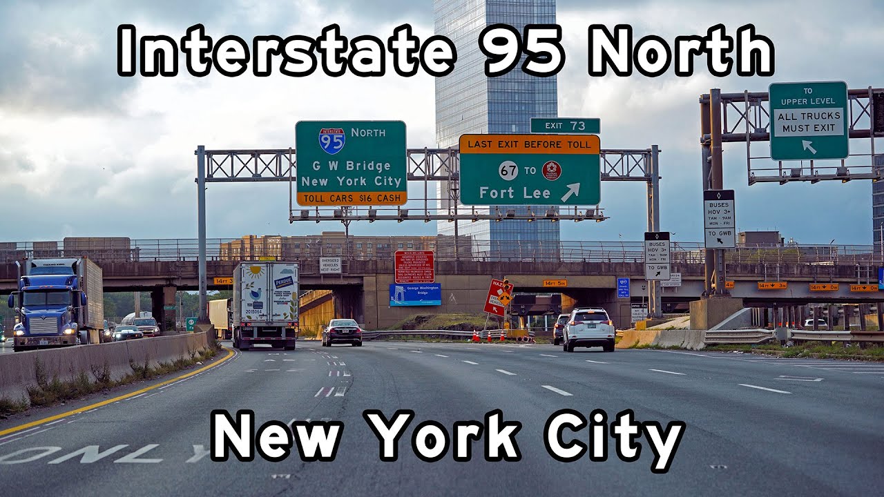 Interstate 95 North - New York City - New Jersey to Connecticut ...
