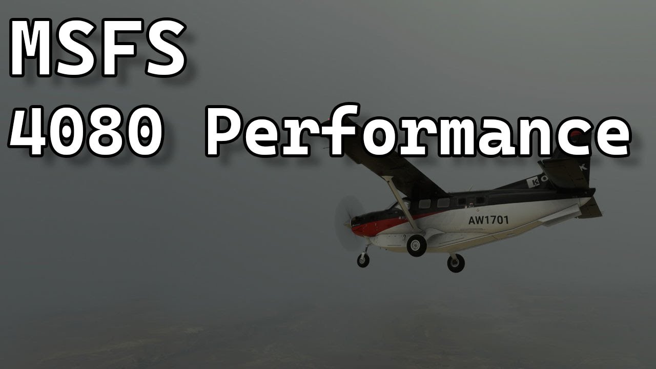 Microsoft Flight Simulator - MSI Nvidia 4080 RTX "DLSS 3" INSANE ...