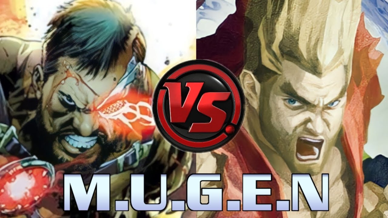 Kano (Midway) vs Paul (Namco) | MGS | Tekken vs Mortal Kombat Mugen ...