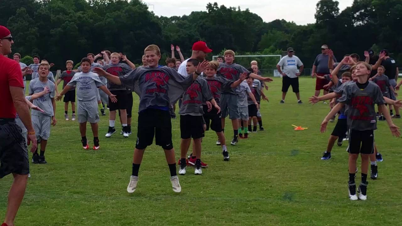 2016 BAYAA Football combine(2) - YouTube