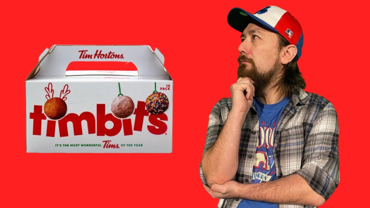 Tim Horton's Peppermint Timbits | Food Fight - YouTube