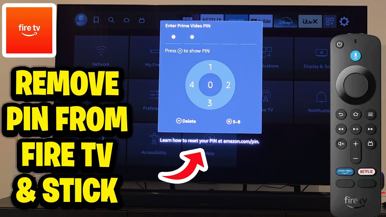 How To Remove Pin From Amazon Fire TV & Stick - Fastest Guide - YouTube