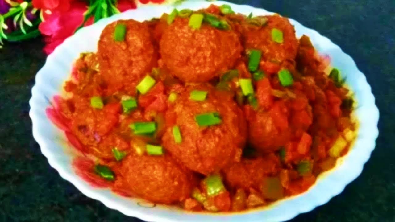 Cabbage Manchurian - Restaurant Style Manchuria Recipe - Cabbage Recipe ...