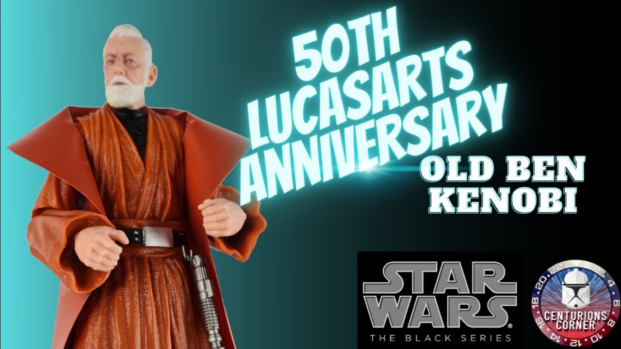 Star Wars The Black Series Old Ben Obi Wan Kenobi 50th Anniversary ...