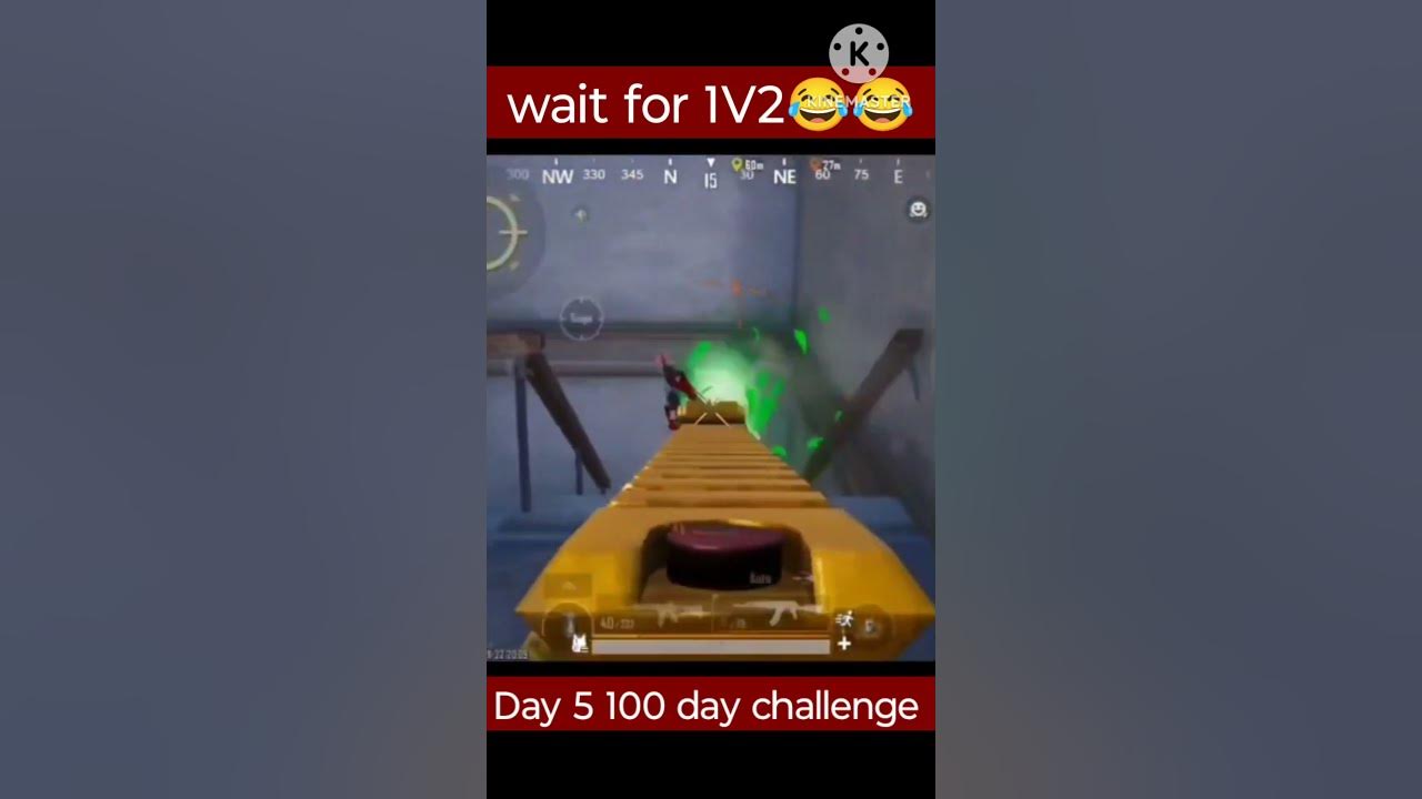 Day 5 100 day challenge wait for easy 1V2 to Pro player 😂😂😂 #dailyplan #100dayschallenge #bgmi # ...