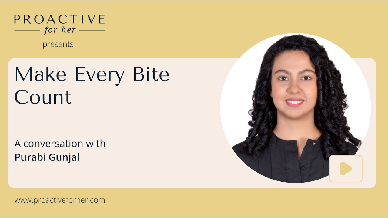 Make Every Bite Count - YouTube