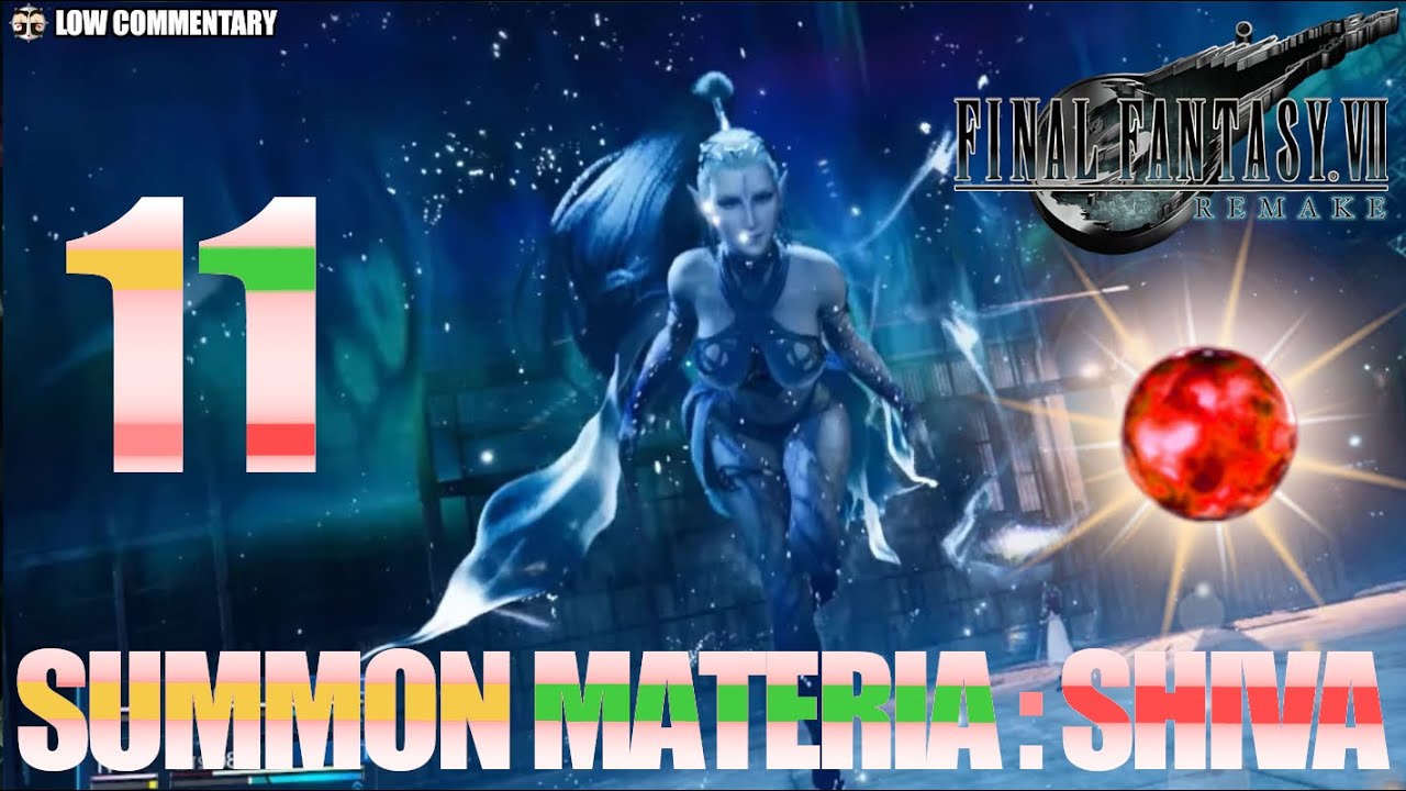 "SUMMON MATERIA:SHIVA"☄️🕉️FINAL FANTASY VII REMAKE [Walkthrough ...