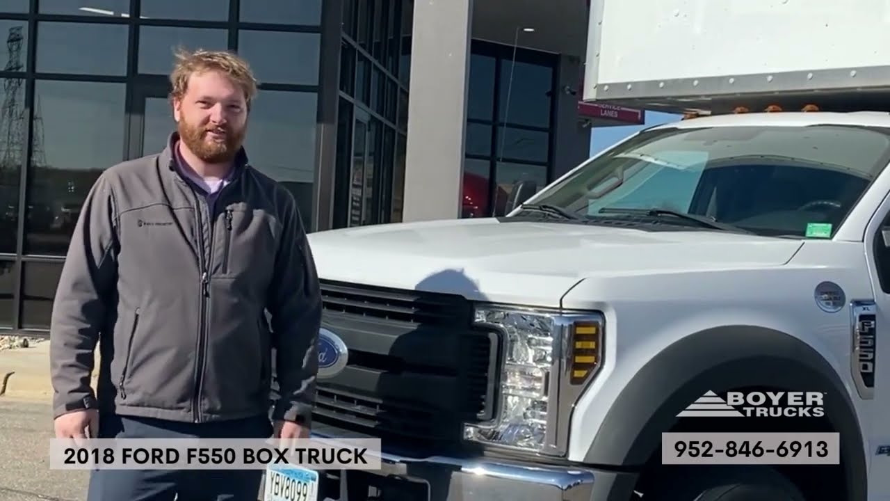Boyer Trucks - Savage 2018 Ford550 Box Truck - YouTube