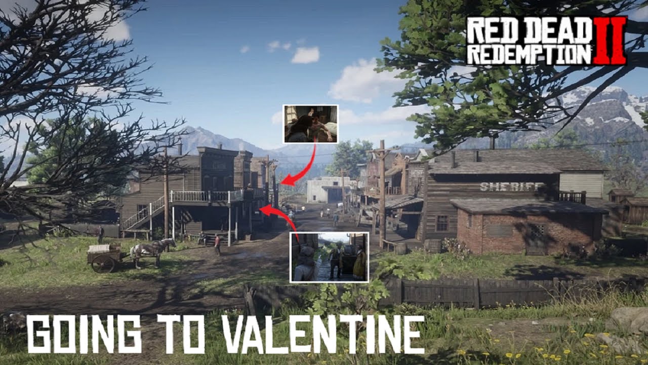Visiting Valentine! RDR2 Story - YouTube