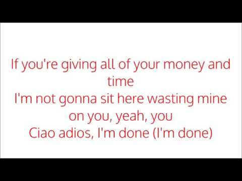 Anne Marie Ciao Adios Lyric Video