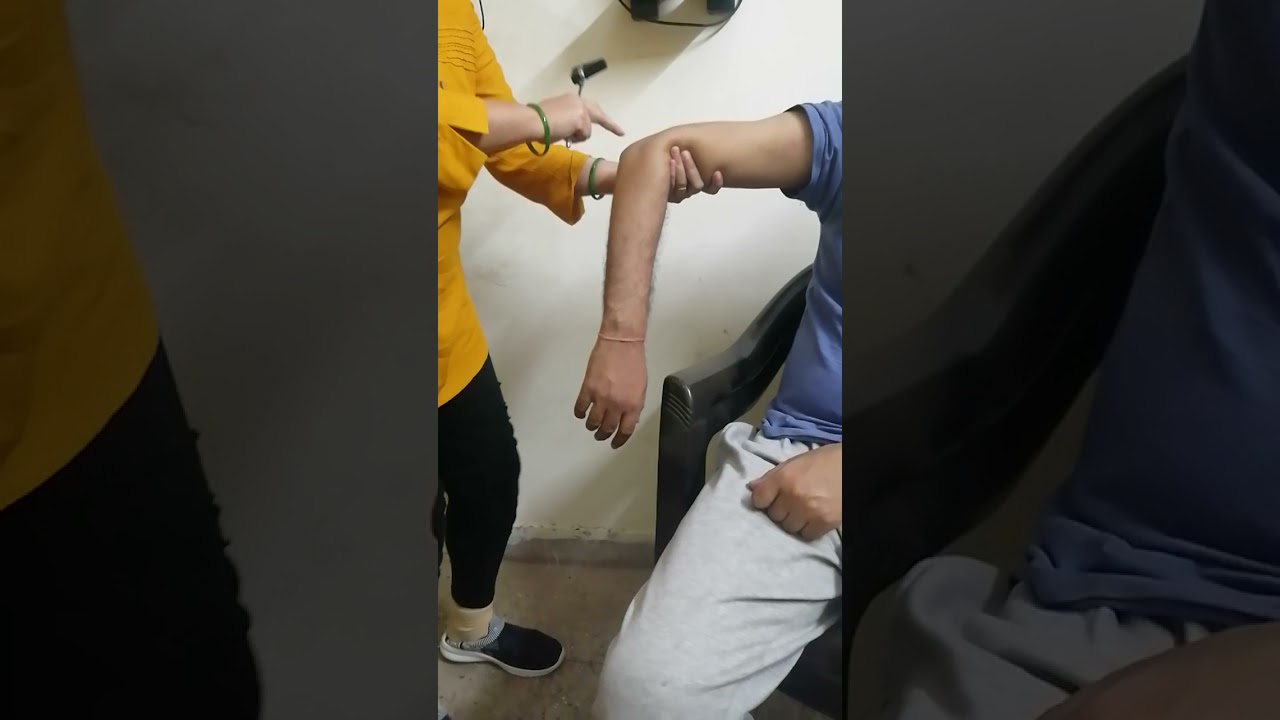 Tricep reflex - physiology practical - YouTube