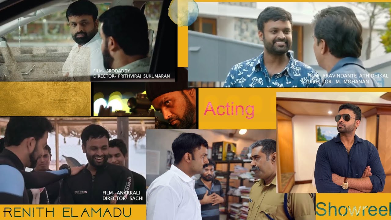 Acting Showreel 🎭 Renith Ravindran🎭 - YouTube
