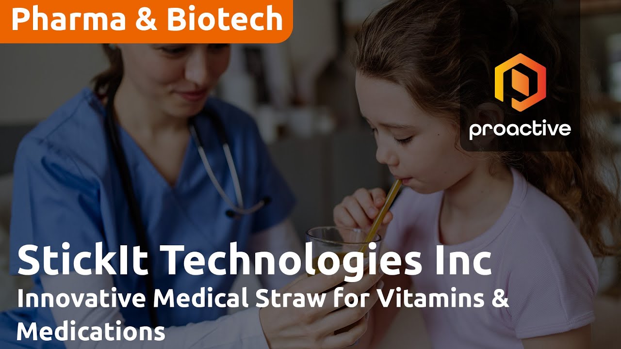 StickIt Technologies develops innovative medical straw for vitamins and ...