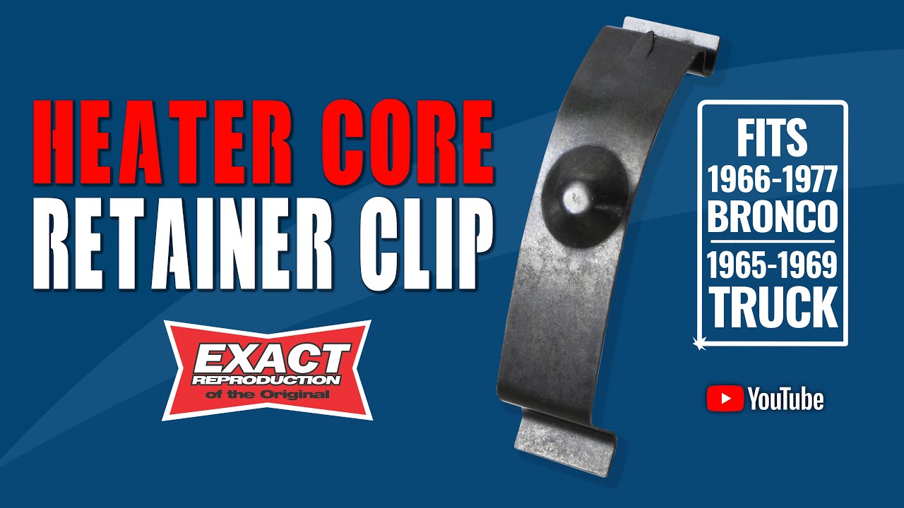 Dennis Carpenter Heater Core Retainer Clip for the 1965-69 Ford Truck ...