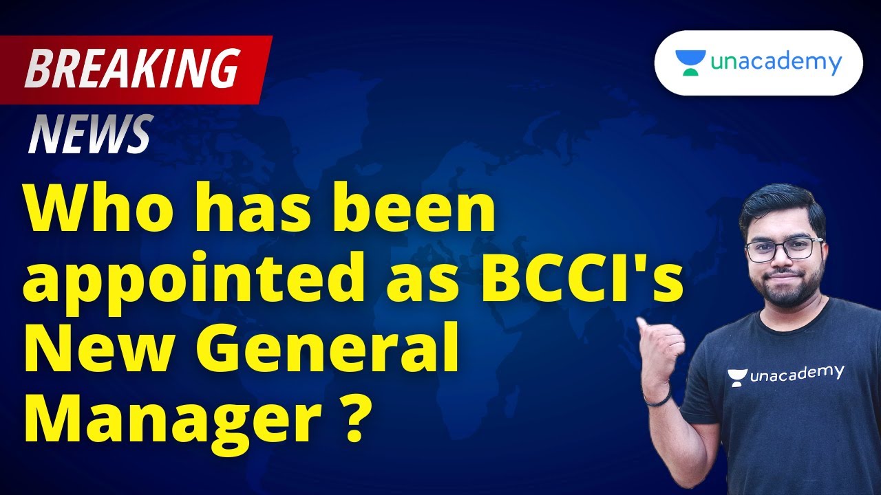 Who has been appointed as BCCI's new General Manager ? | News in a ...