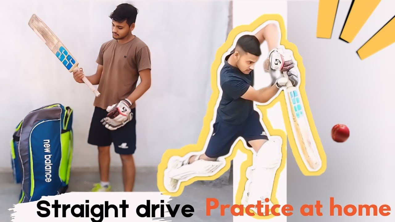 Straight Drive practice with the help of hanging ball😮 - YouTube