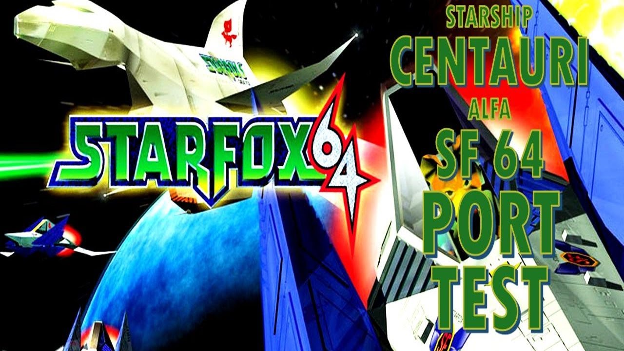 Starship Centauri Alfa SF 64 PC PORT TEST - YouTube